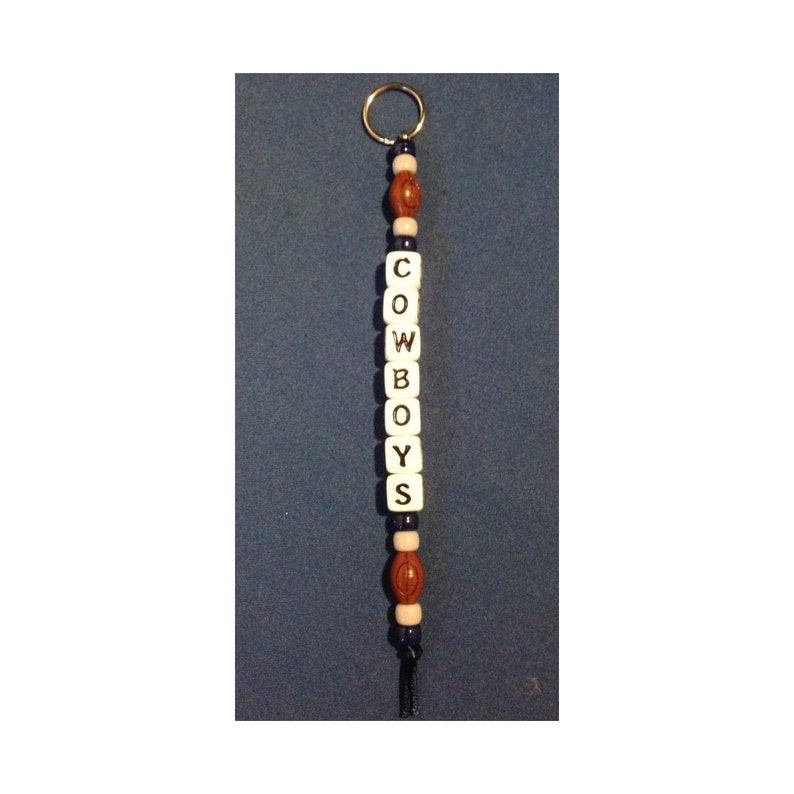 Dallas Cowboys Football Keychain Custom Keychain - Etsy