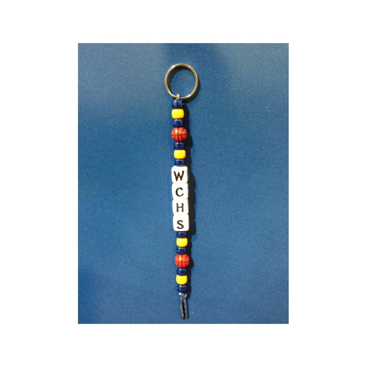 Custom Keychain: Basketball School Spirit Team Spirit Sports Keychain ...