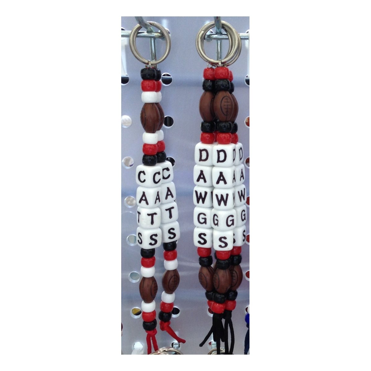 Custom Keychain: Football School Spirit Team Spirit Sports Keychain ...