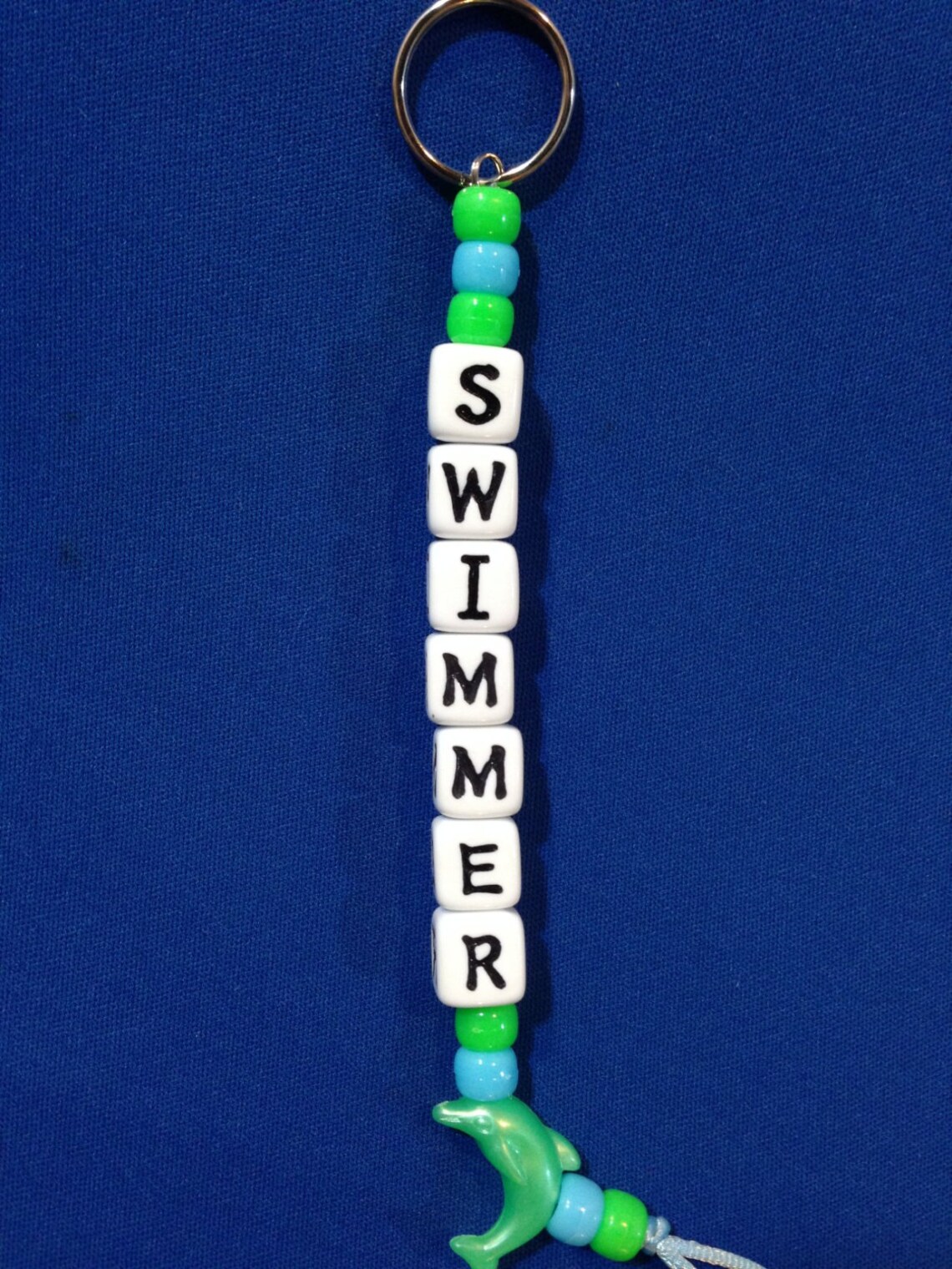 Custom Keychain: Swimmer - Etsy