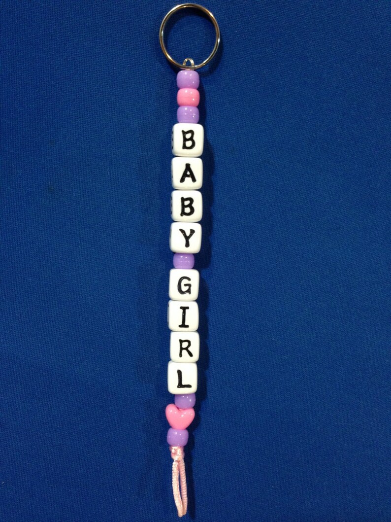 Custom Keychain: Baby Girl - Etsy