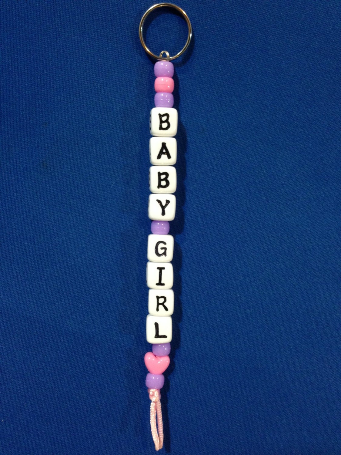 Custom Keychain: Baby Girl - Etsy