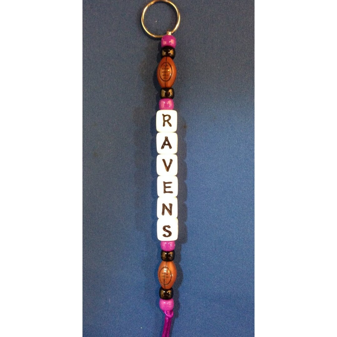 Baltimore Ravens Football Keychain Custom Keychain - Etsy