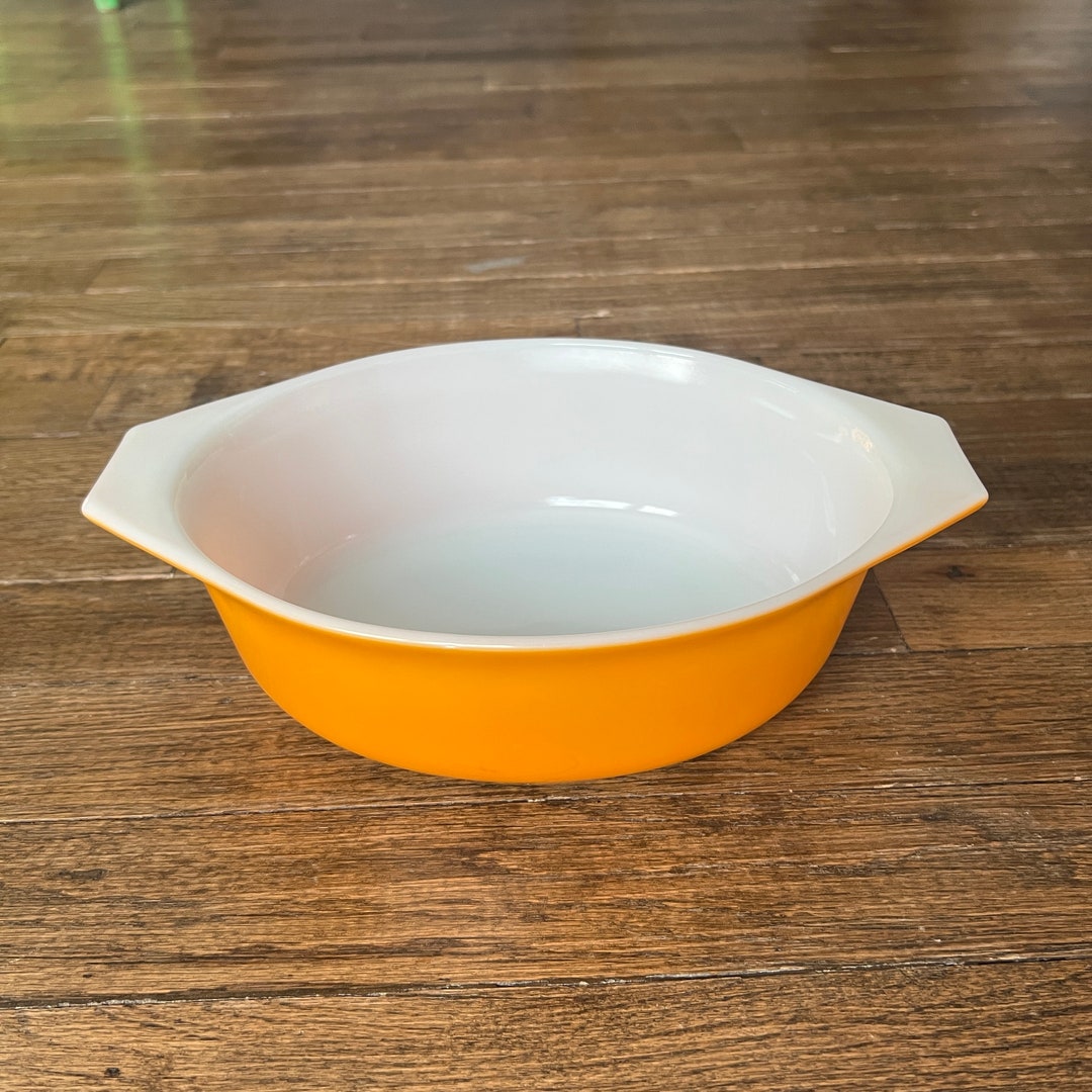 Sunflower Orange Pyrex 1.5 Quart Dish 638-G2 - Etsy