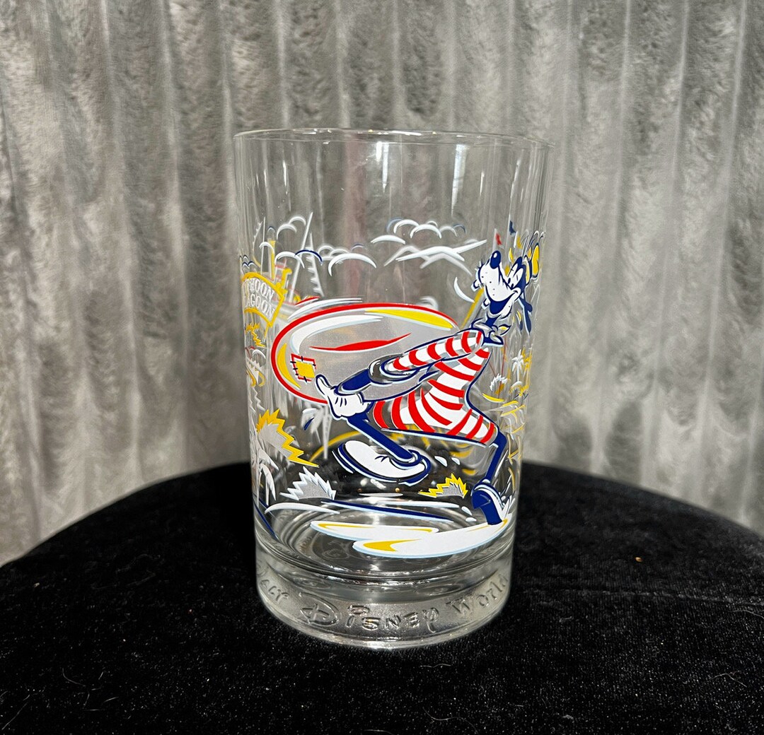 1996 Vintage Mcdonald's Walt Disney 25th Anniversary Goofy Glass/ Cup ...