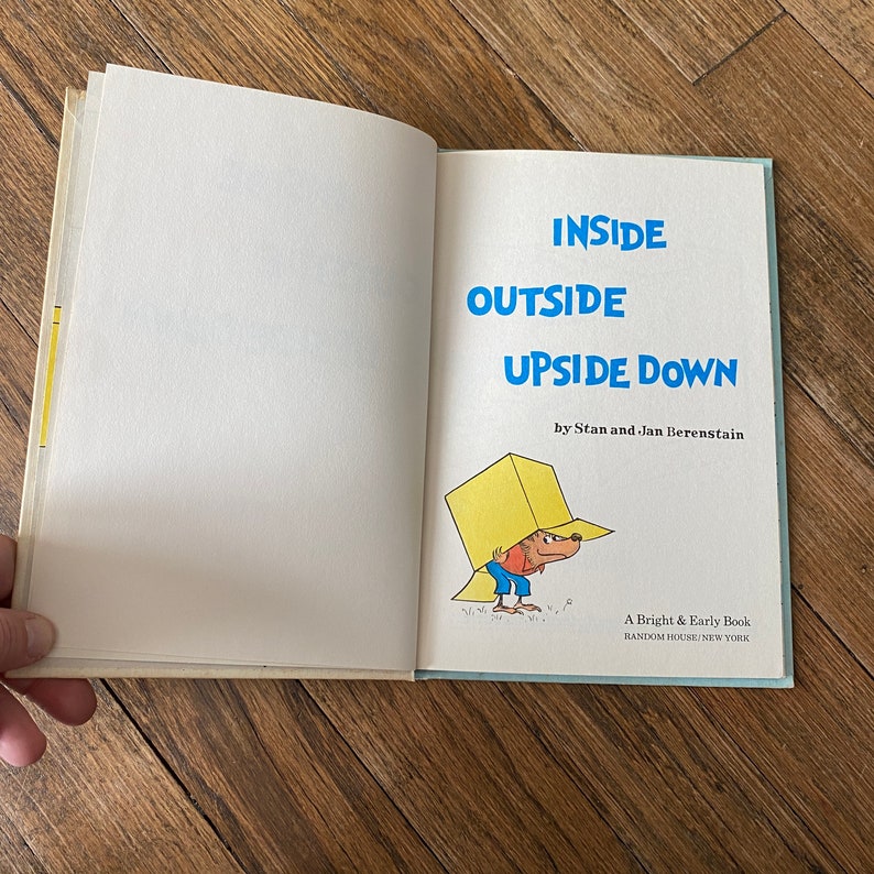 Dr. Seuss Inside Outside Upside Down 1968 - Etsy