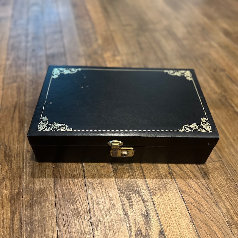 Black Jewelry Box - Etsy