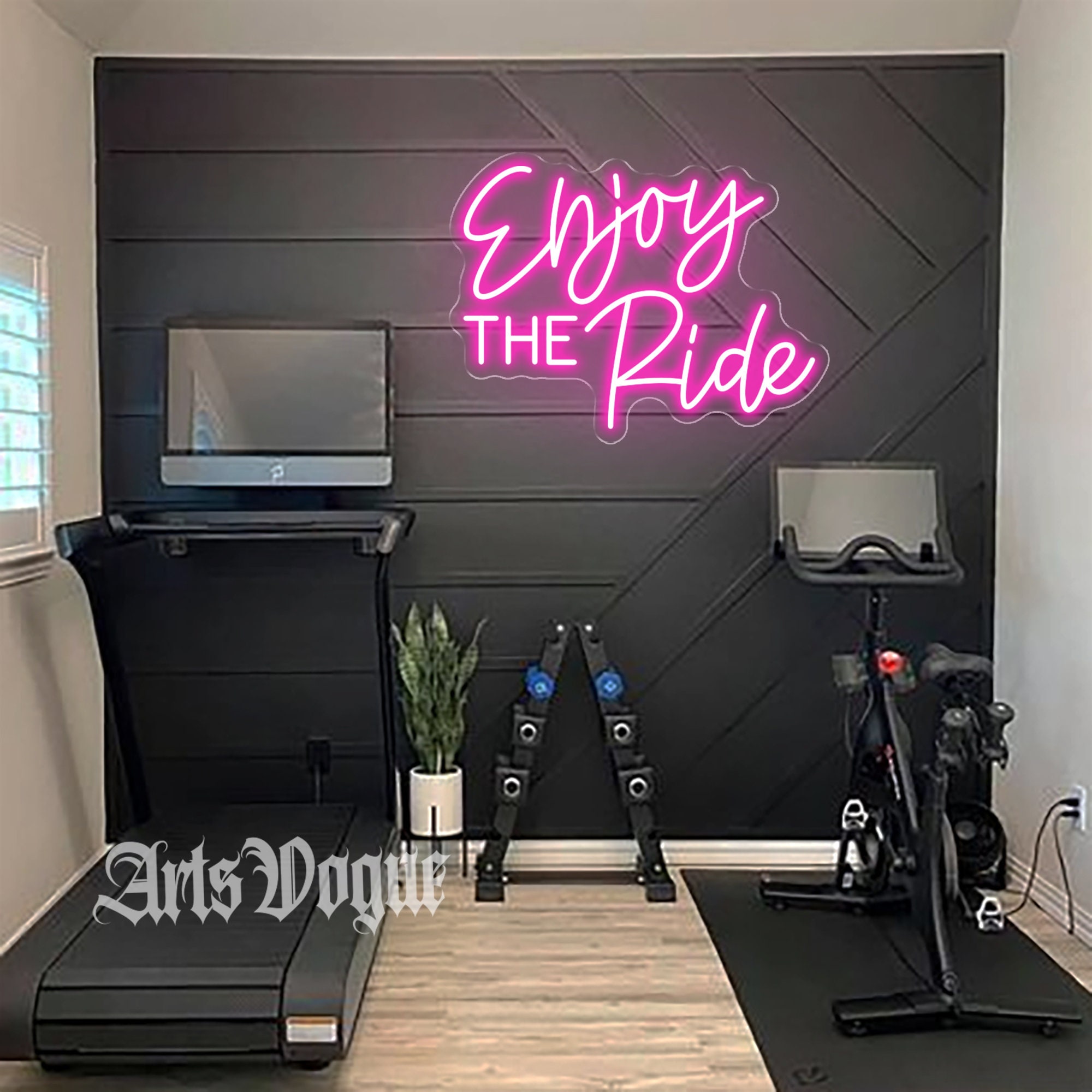 Enjoy the Ride Neon Sign,sports Neon Sign, Custom Neon Sign Gym Logo ...