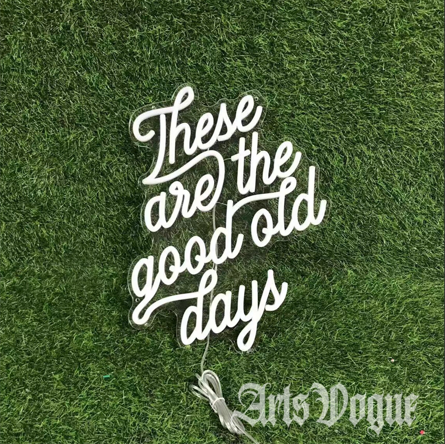 These Are the Good Old Days,custom Neon Sign, Good Old Days Sign, the ...