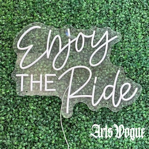 Enjoy the Ride Neon Sign,sports Neon Sign, Custom Neon Sign Gym Logo ...