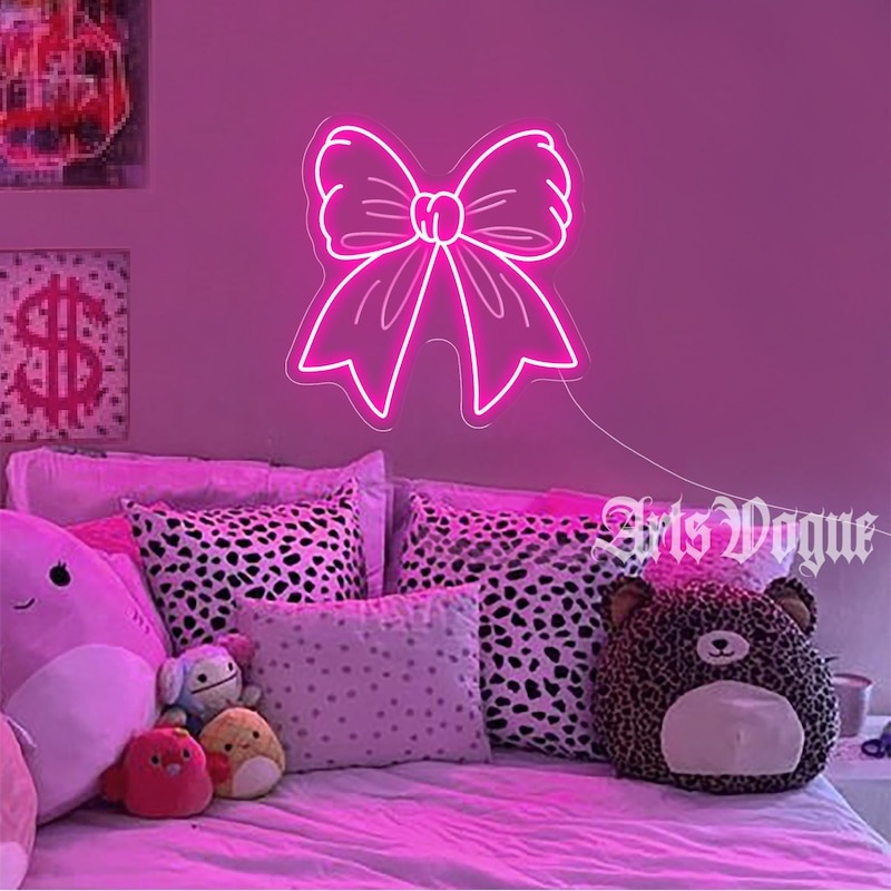Pink Neon Sign - Etsy