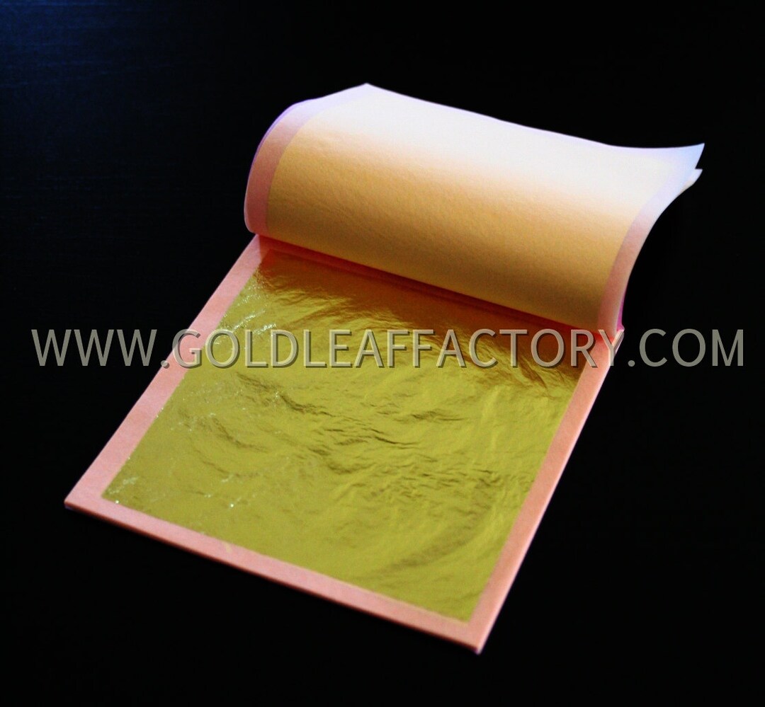 23 Karat Loose Gold Leaves -- for Crafts , Scrapbooking , Gilding ...