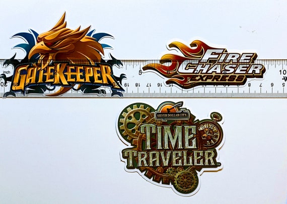 Electronics & Accessories 5 Piece Die-Cut Waterproof Roller Coaster ...