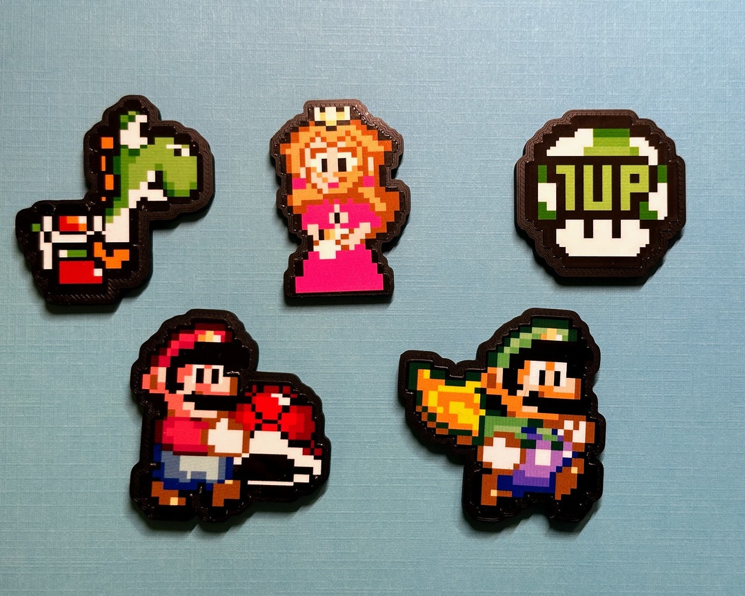 Magnetic Stars of Super Mario World Vinyl / Plastic Fusion Matte or ...