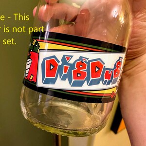 4 Pc MINI Arcade Waterproof Marquee Stickers Centipede Tron Burgertime ...