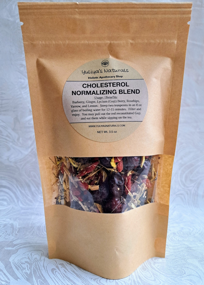 Cholesterol Watch Tea: Barberry Root, Ginger, Goji Berry Blend - Etsy