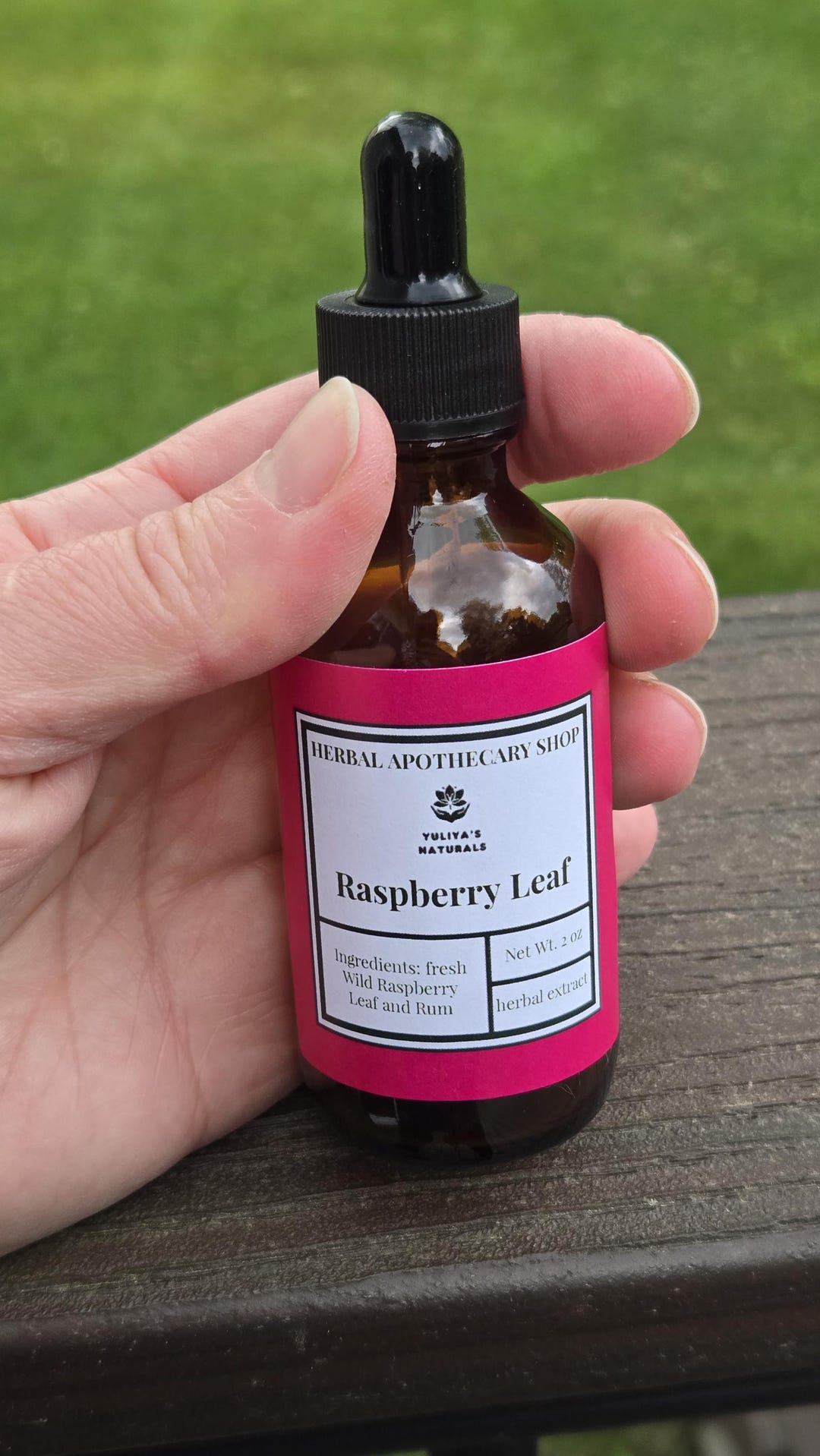 Raspberry Leaf Herbal Tincture - Etsy