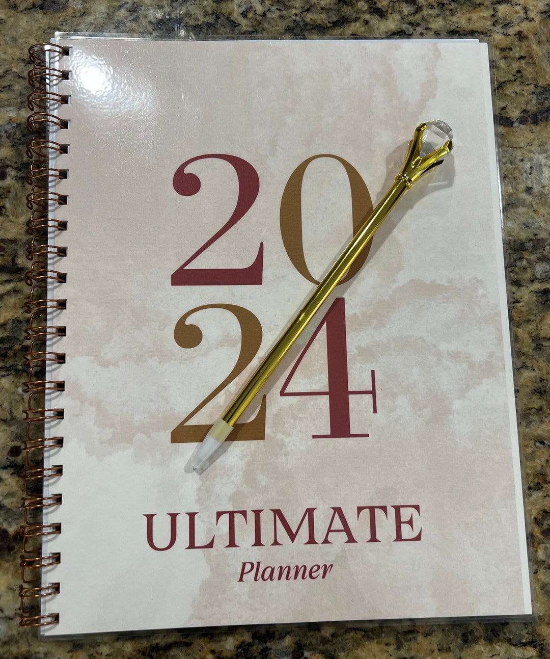 2024 Planner and Pen Bundle Full Size Planner - Etsy