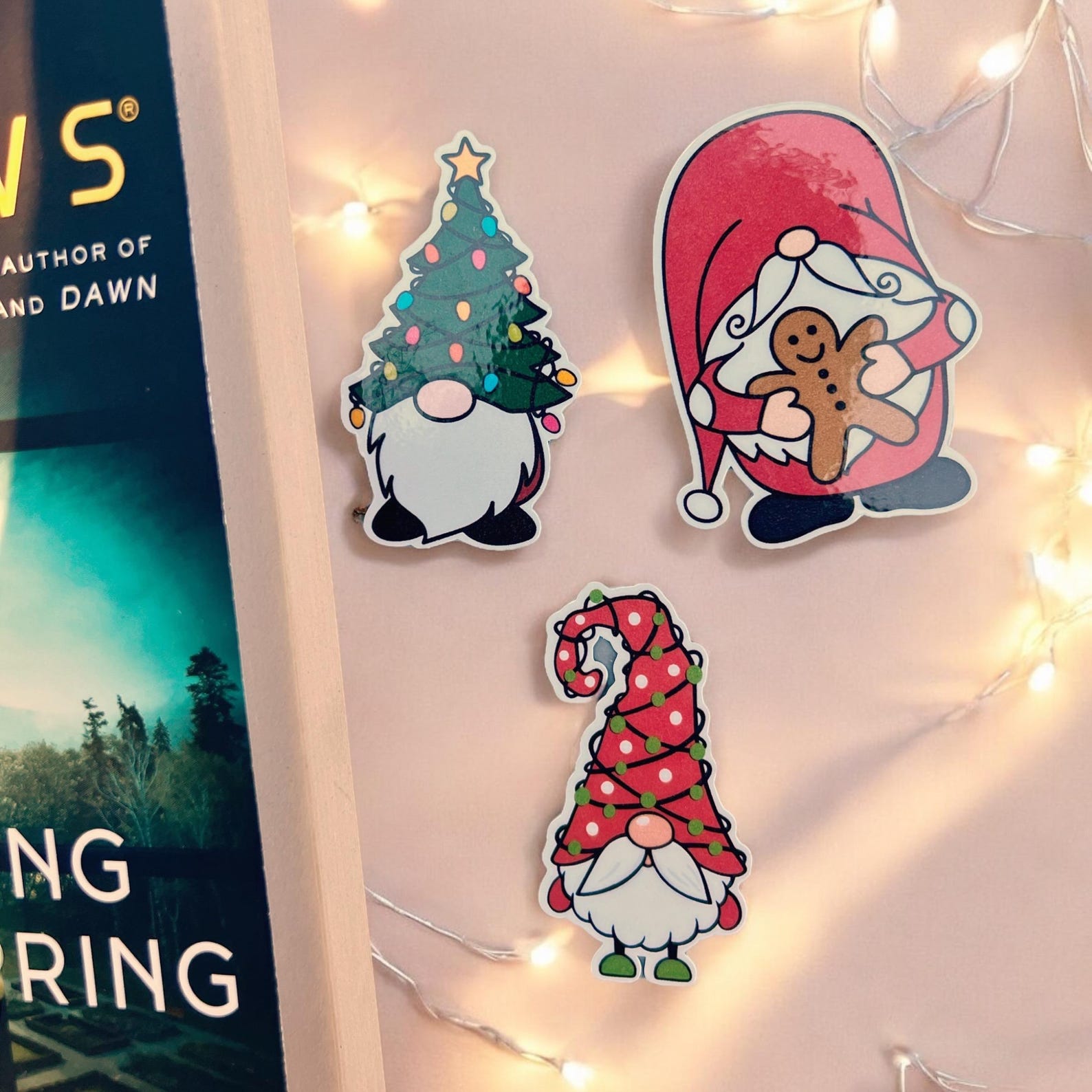 Christmas Gnome Bookmark Set Stocking Stuffer Gift Ideas Large and Mini ...