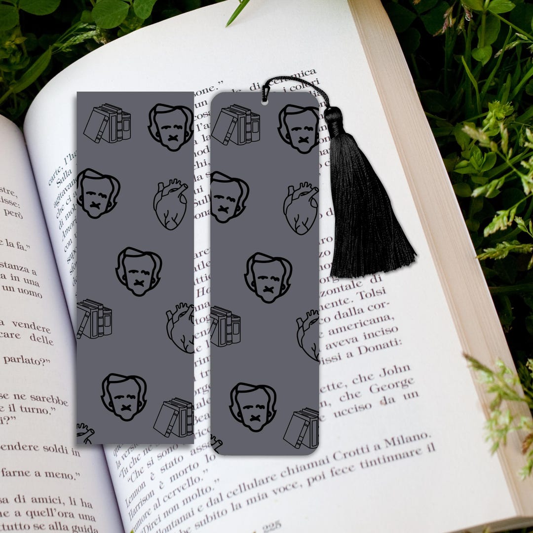 Edgar Allan Poe Themed Bookmark Gothic Literary Bookmark Telltale Heart ...