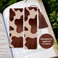 Cow Print Bookmark - Etsy