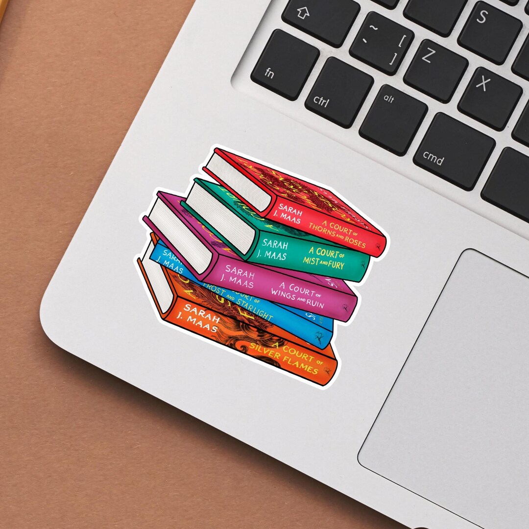 ACOTAR Book Stack Sticker: Fantasy Romance Reader Vinyl Decal - Etsy
