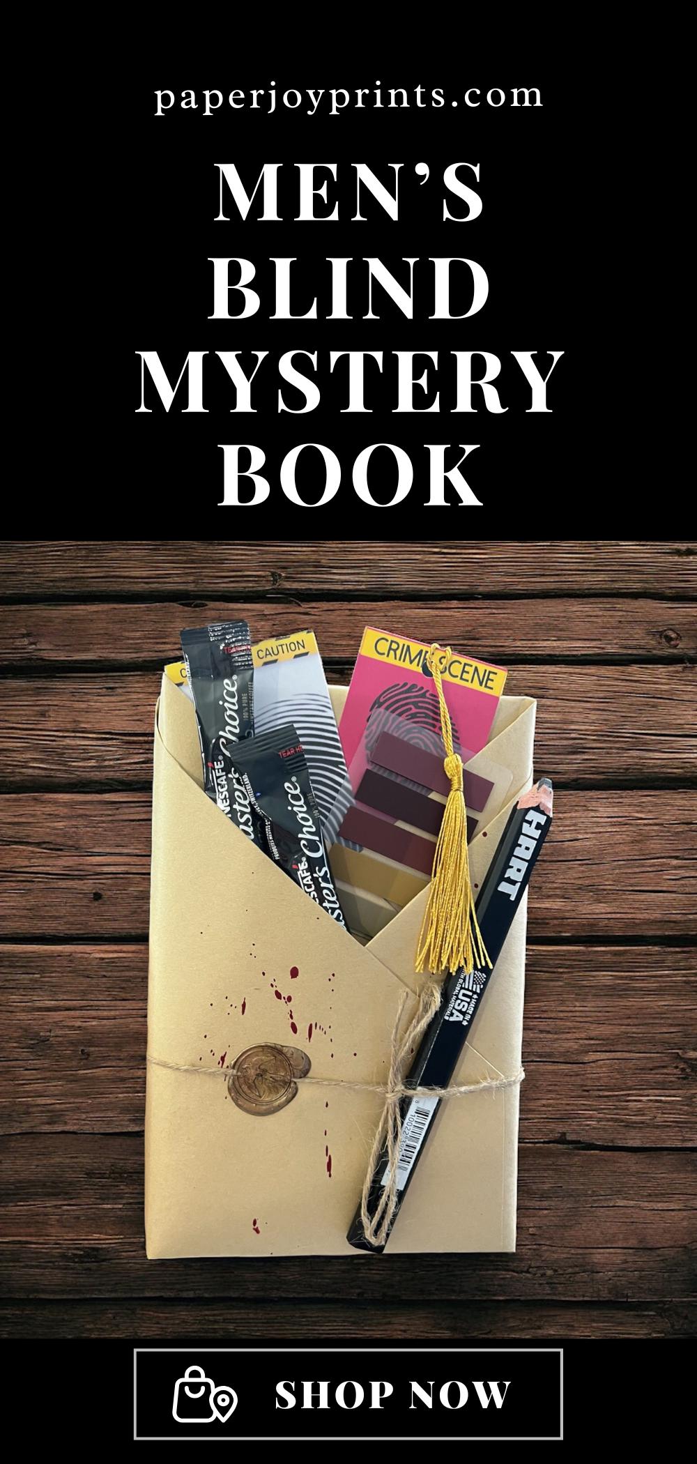Mystery Book Box for Men: True Crime Reader Gift Set - Etsy