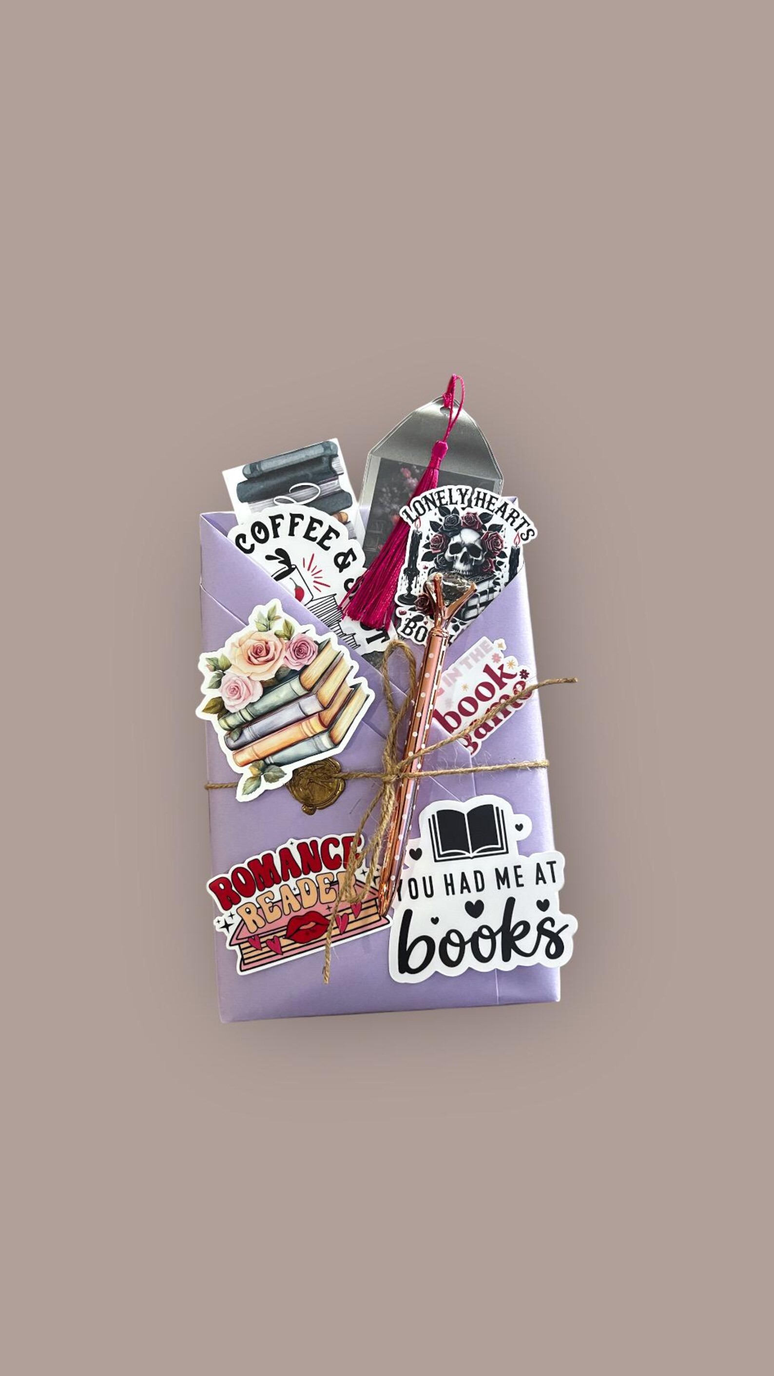 Romance Blind Book Bundle Blind Date With a Book Sticker and Pen Set ...
