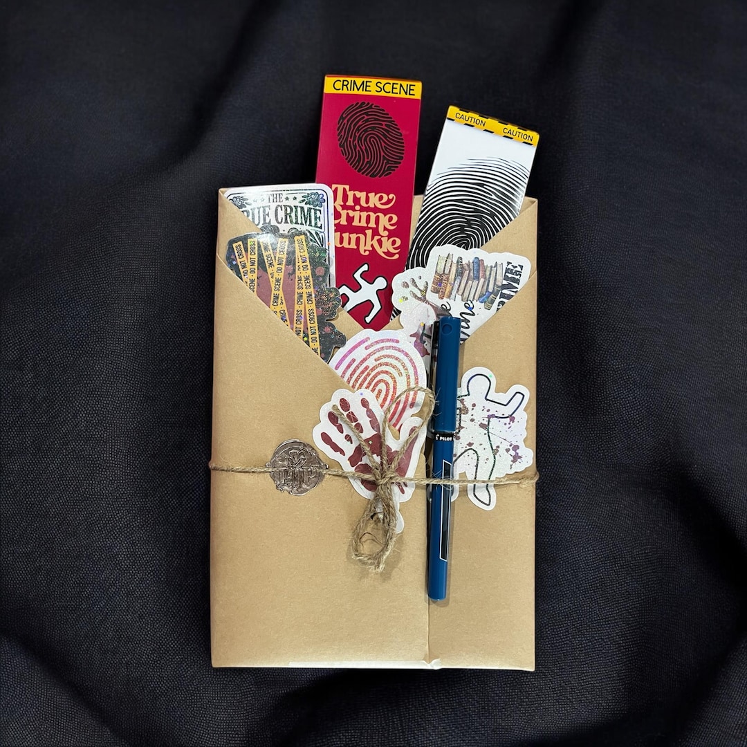 Mens Blind Date With A True Crime Book Mystery Wrapped Book Surprise ...
