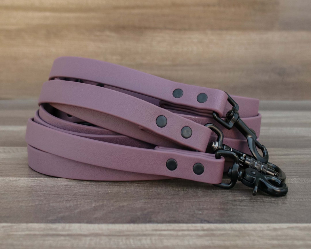 Onyx Wisteria Purple Leash - Waterproof Dog Leash - Pet Leash - Etsy