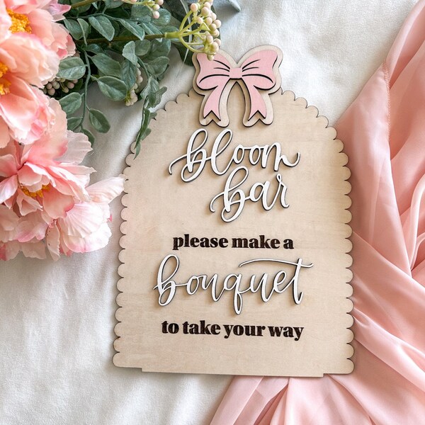 Bouquet Bar Sign - Etsy