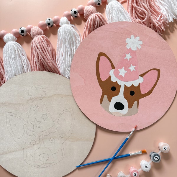 Paint by Number Dog - Etsy