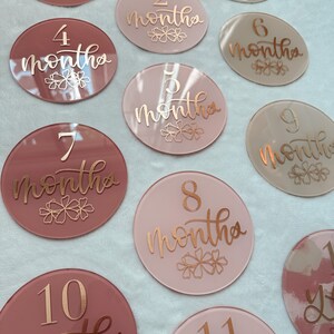Floral Milestone Cards, Milestone Cards, Baby Milestone Cards ...