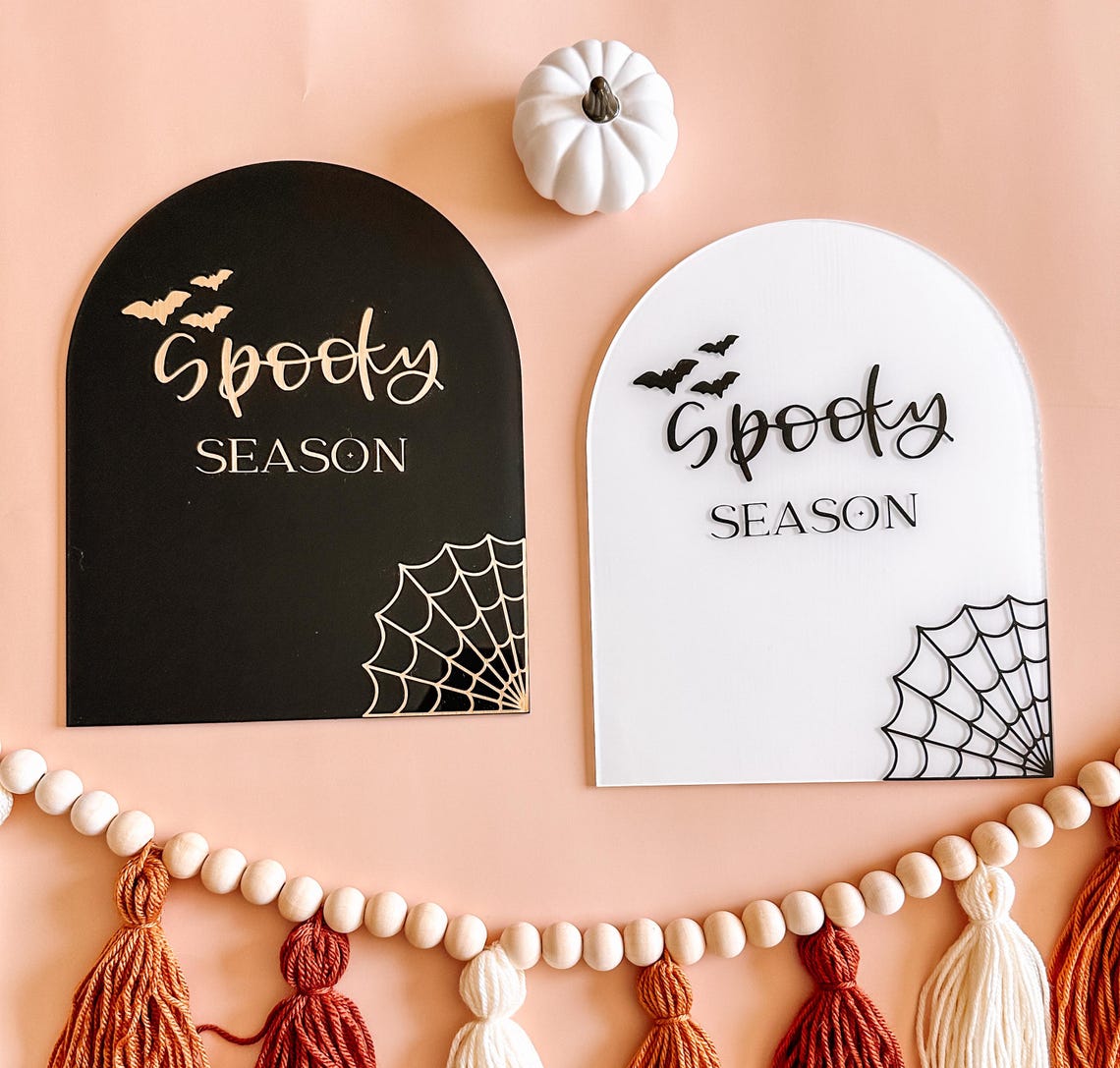 Spooky Season, Spooky Season Fall Sign, Fall Home Sign, Fall Decor ...