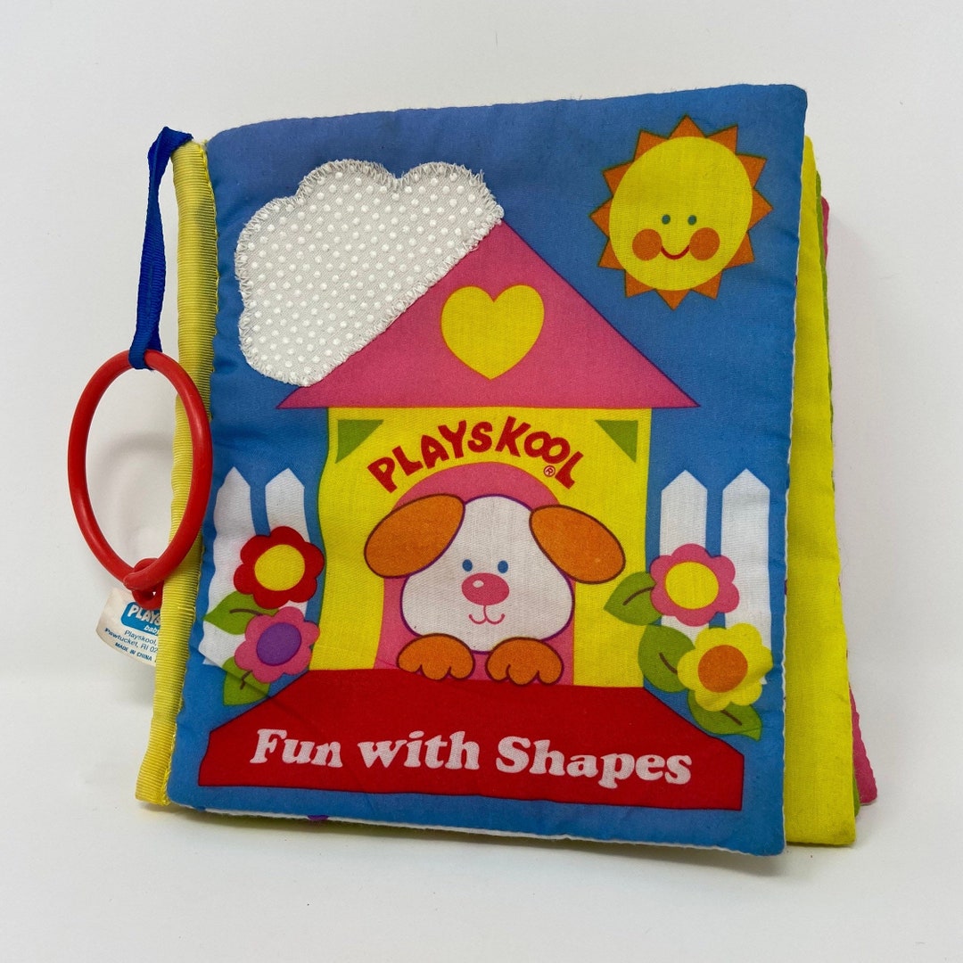 Vintage Playskool Baby Book, "fun With Shapes" Touch 'ems, Baby's First ...