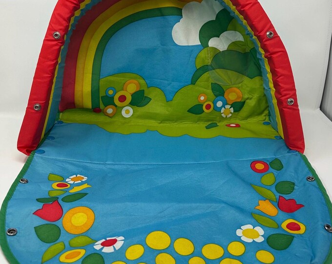 Vintage Rainbow Brite Color Cottage Carry Case, 7565 Mattel 1983, Play ...
