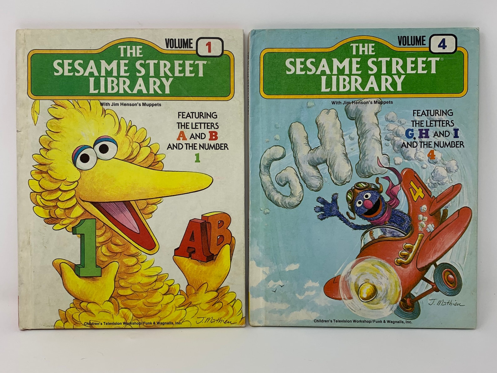 Vintage Sesame Street Library Books Hardcover Jim Henson | Etsy