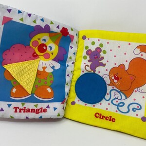 Vintage Playskool Baby Book, "fun With Shapes" Touch 'ems, Baby's First ...