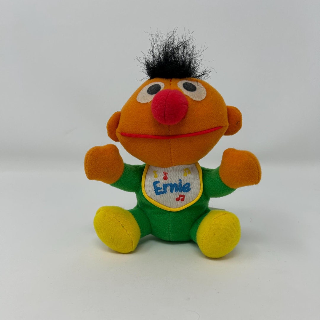 Vintage Sesame Street Baby "ernie" Soft Musical Pal Plush, Tyco ...