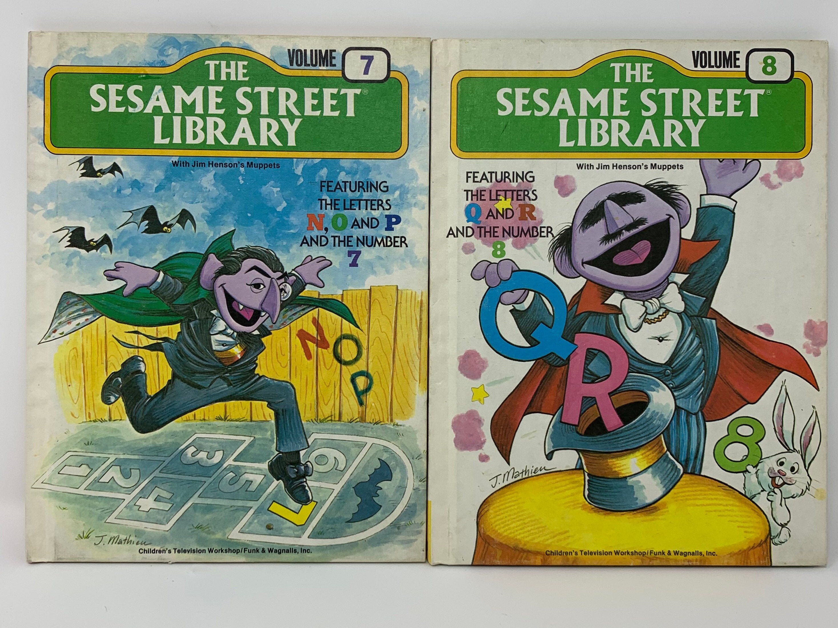 Vintage Sesame Street Library Books Hardcover Jim Henson | Etsy