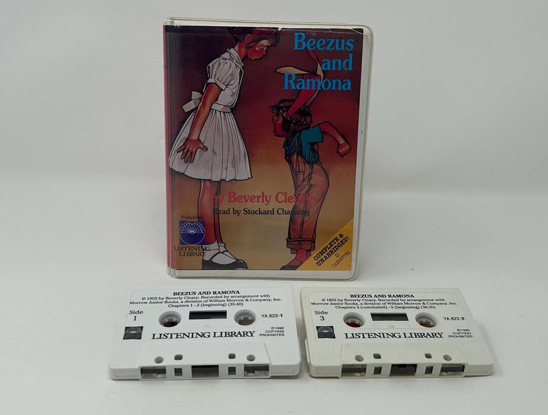 Vintage "beezus and Ramona" Audio Book Cassette Set, Beverly Cleary ...