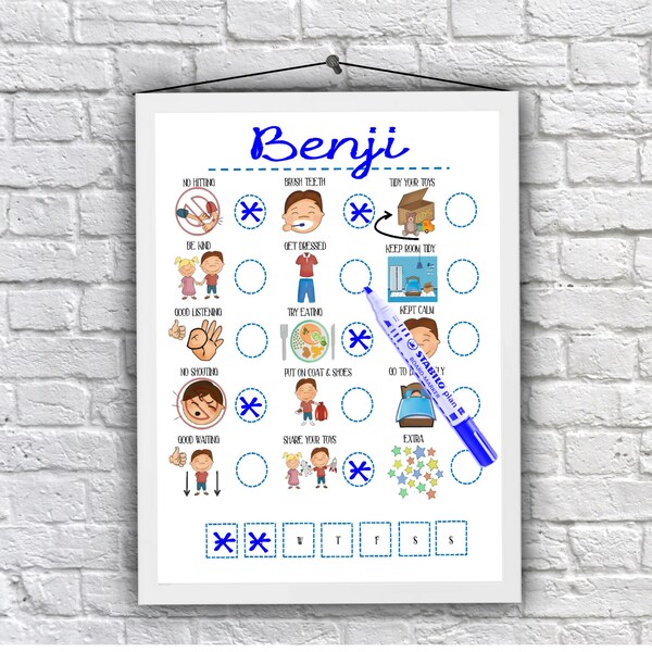 Autism Reward Chart - Etsy