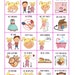 Girls Behaviour Chart With Pictures Routine Chart Daily - Etsy