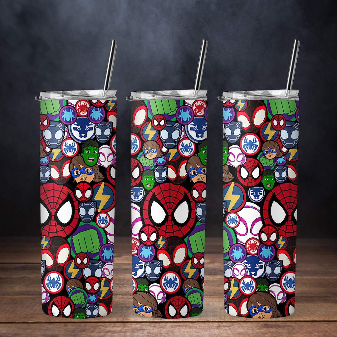 Spidey and His Amazing Friends 20oz Skinny Tumbler Cup, Spidey 20oz ...