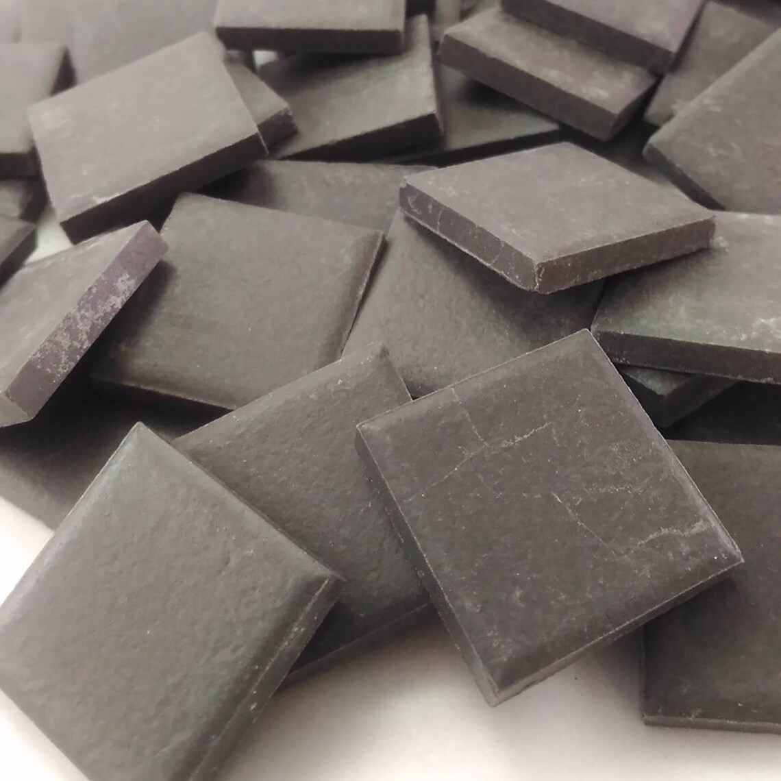 Buy Ceramic Mosaic Tiles, 25x25 Mm 1 Inch, Matt Midnight Black Online ...