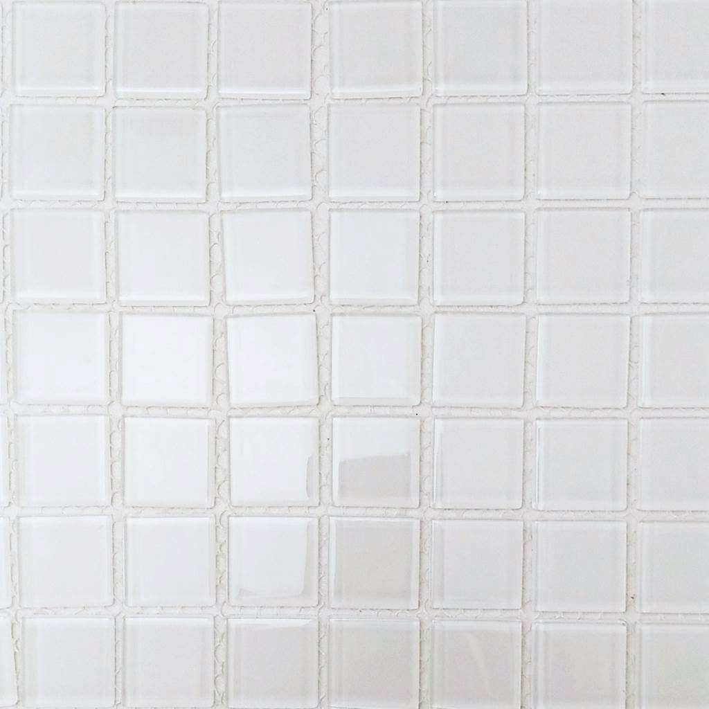 Glass Mosaic Tiles, 25x25 Mm (1 Inch), White - Etsy