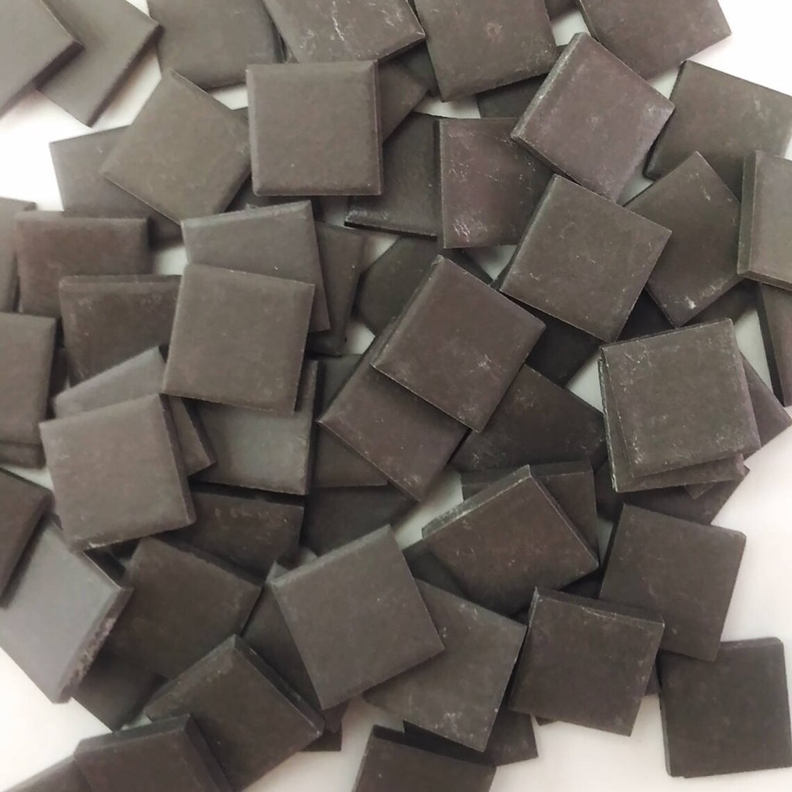 Buy Ceramic Mosaic Tiles, 25x25 Mm 1 Inch, Matt Midnight Black Online ...