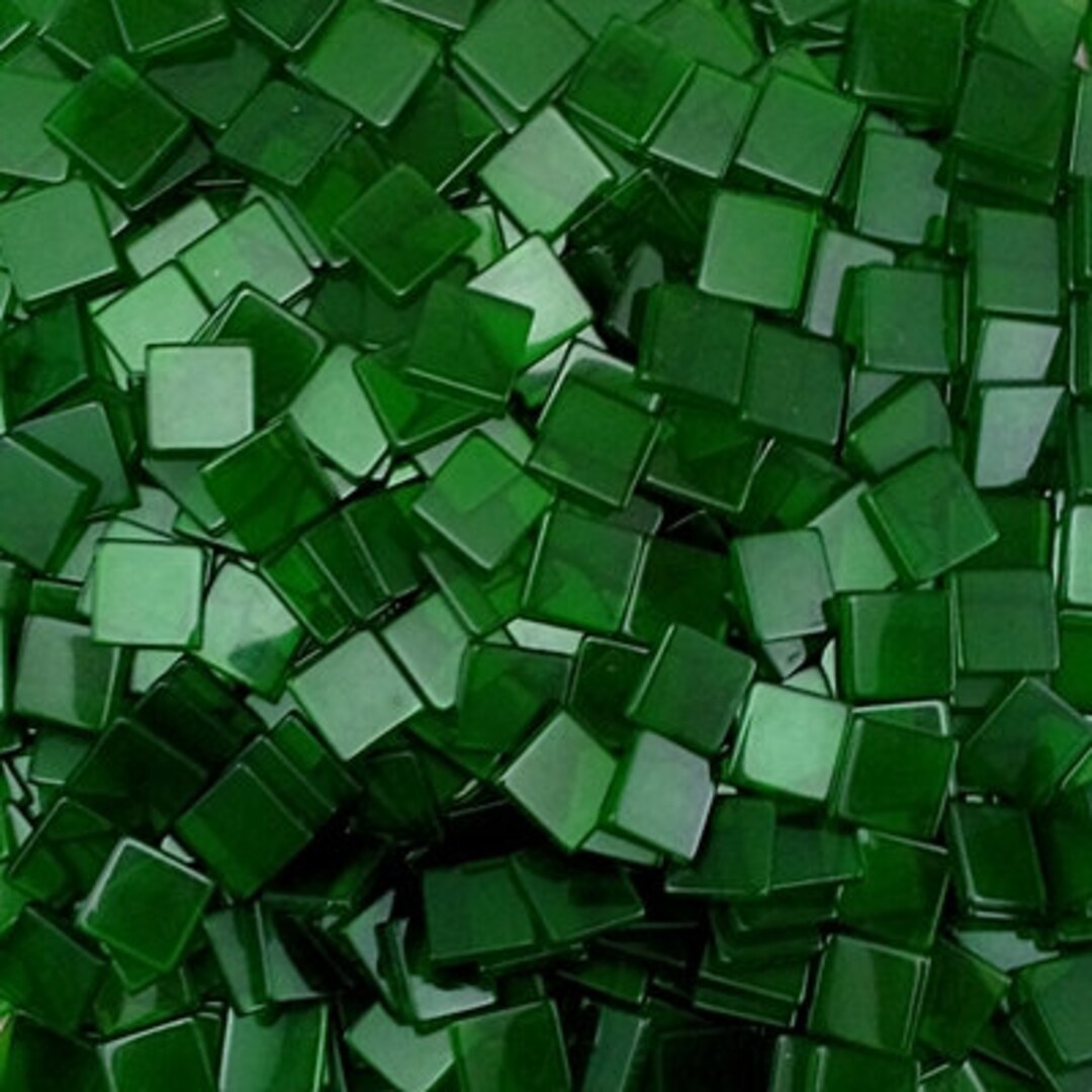 Resin Mosaic Tiles, 10x10 Mm, Clear Effect, Peppermint - Etsy