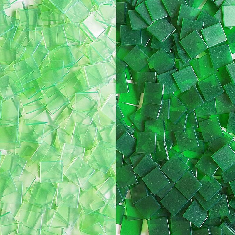 Clear Glass Tiles - Etsy