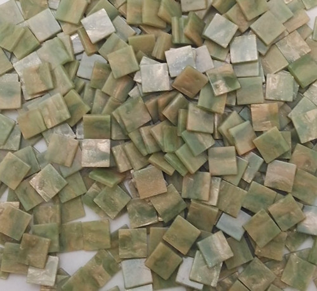 Resin Mosaic Tiles 10x10mm Marble Effect Iceber Green - Etsy